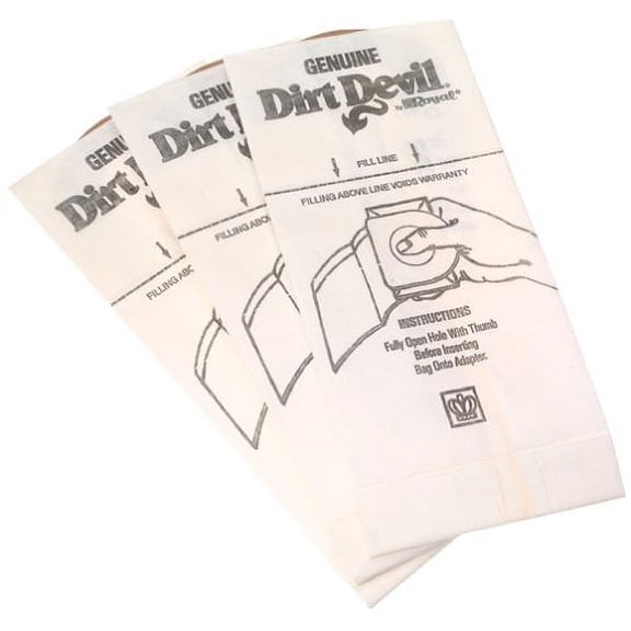 Dirt Devil Type G Vacuum Bags (20-Pack), 3010348001 - Walmart.com