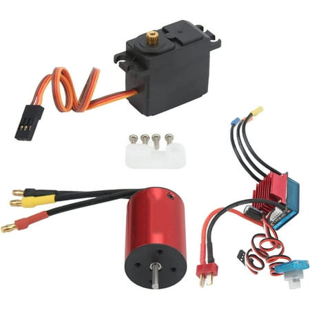 RC Brushless Motor ESC Combo, S2838 3200KV Brushless Motor Kit S35A ESC ...