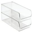 iDesign Stackable Kitchen Storage and Organization Bins, Set of 2 ...