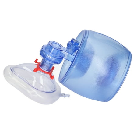 CPR Emergency Breathing Bag, Resuscitator Bag Transparent Face Guard ...