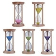 ACDANC Wooden Sand Clock 3 Minutes Hourglass Sandglass Kids Toothbrush ...