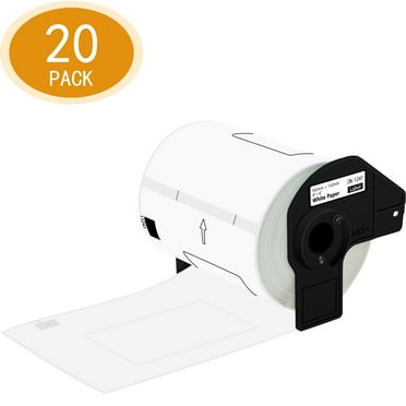 Brother Genuine DK-1201 Die-Cut Standard Address Labels, 400 Labels per ...