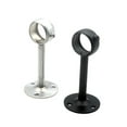 2pcs Heavy Duty Ceiling Curtain Poles Holders Stainless Steel Brackets ...
