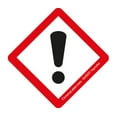 4" x 4" Permanent Durable Square D.O.T. Hazard Labels, GHS07: Harmful ...