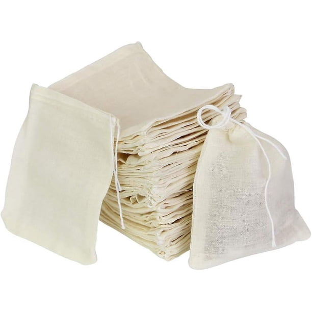 Cotton Muslin Drawstring Bags - Cooking And Craft Storage - Walmart.ca