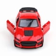 1/43 Scale Ford Mustang Diecast Model Car with Open Doors, Pull-Back ...