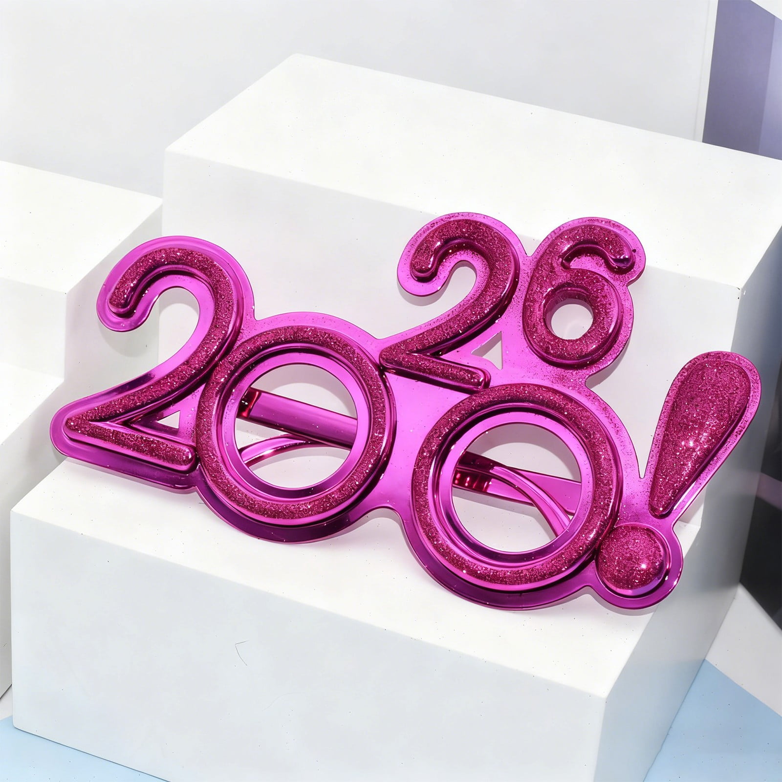 2026 New Year Glasses Glitter Exclamation Mark Festive Eyewear For 2026 ...