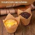 120pcs Tulips Cupcakes Liners Set Elegant Cake Wrapping Paper Cake ...