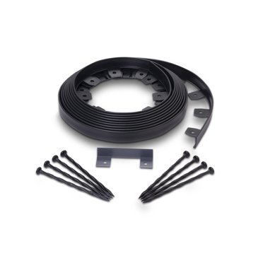 Expert Gardener Heavy Duty No-Dig Landscape Edging 40 ft. Black ...