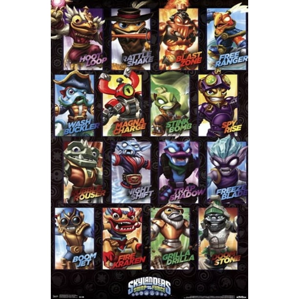 Skylanders Swap Force -Swappables Poster Print (22 x 34) - Walmart.com