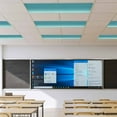 Fluorescent Light Covers for Ceiling Lights Classroom, Aqua Turquoise ...