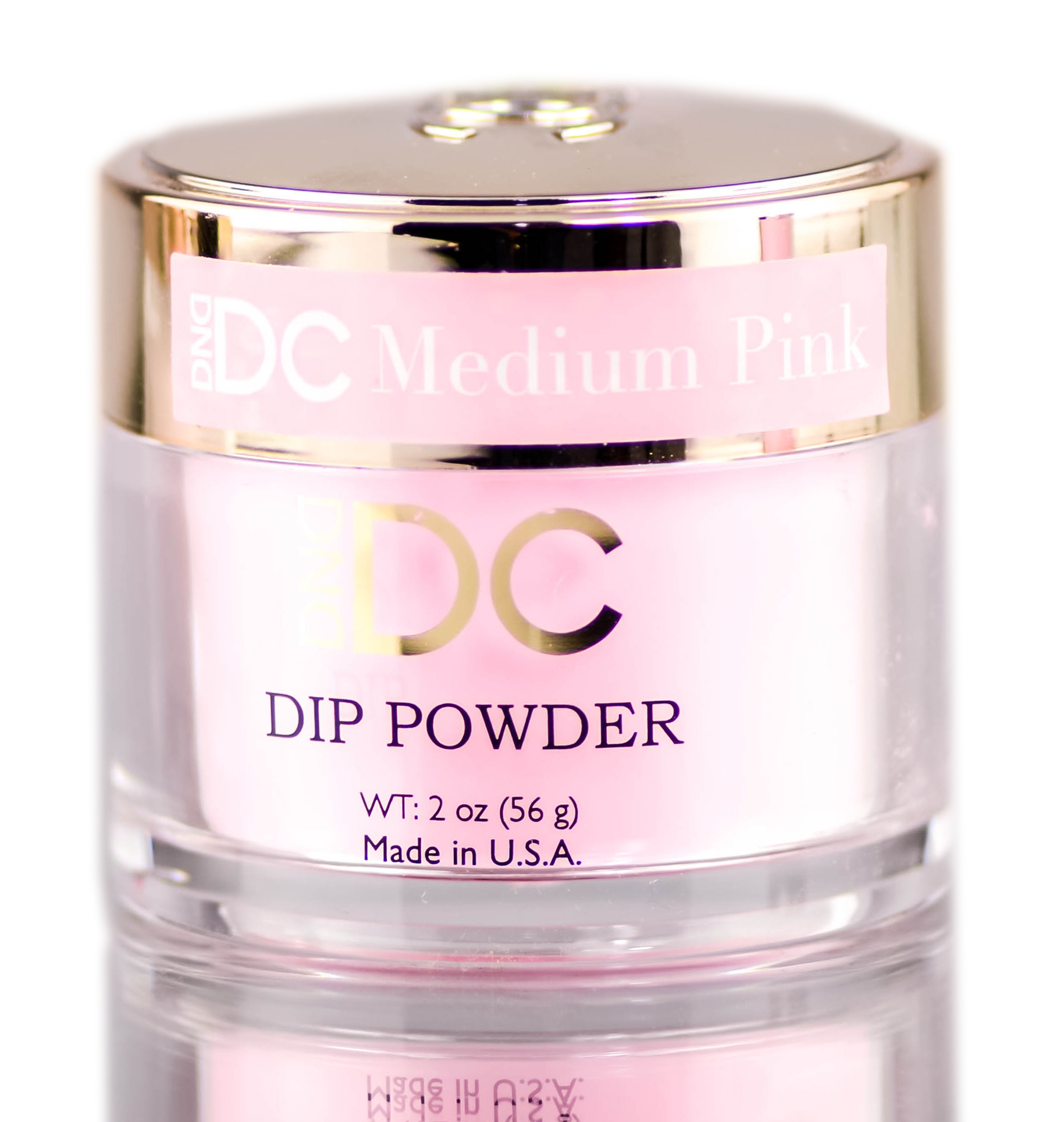 DND DC Pink & White CLEAR BASE Natural DIP POWDER for Nails - Medium ...