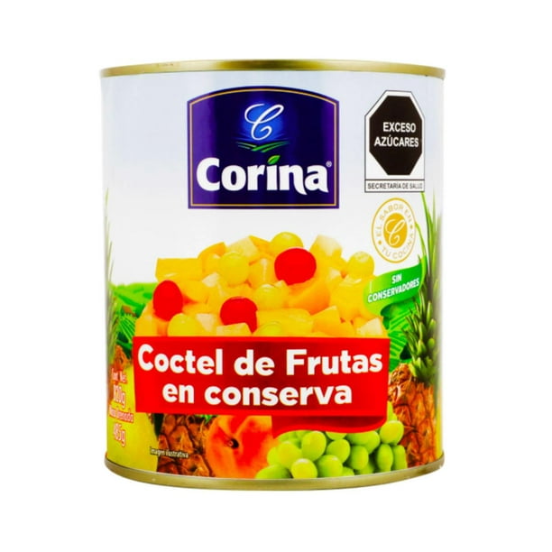 Pack de 12 Fruta en Almíbar Corina Cóctel 820 gr Corina 820 gr ...