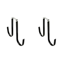 ZOURIH 2 Pcs 5.2 inch Double Sided Wreath Hanger - Over The Door Metal ...