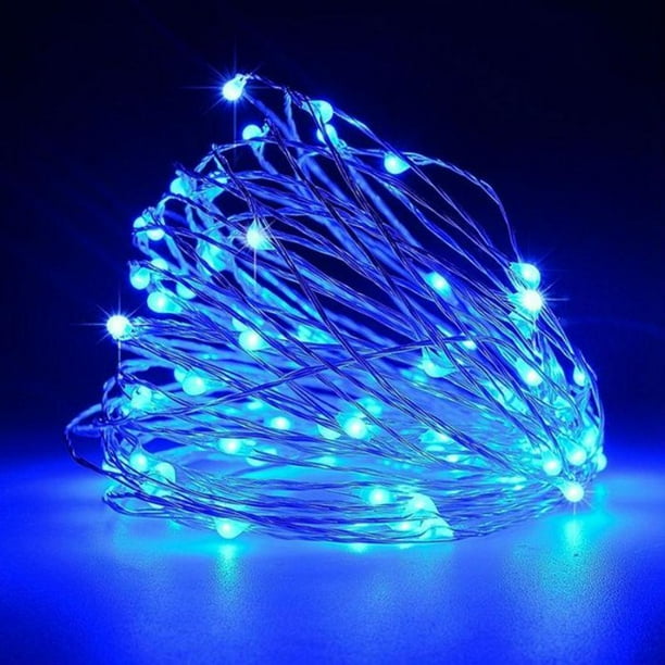 BalsaCircle 7.5 feet Blue 20 LED Fairy Lights Garland - Wedding Party ...