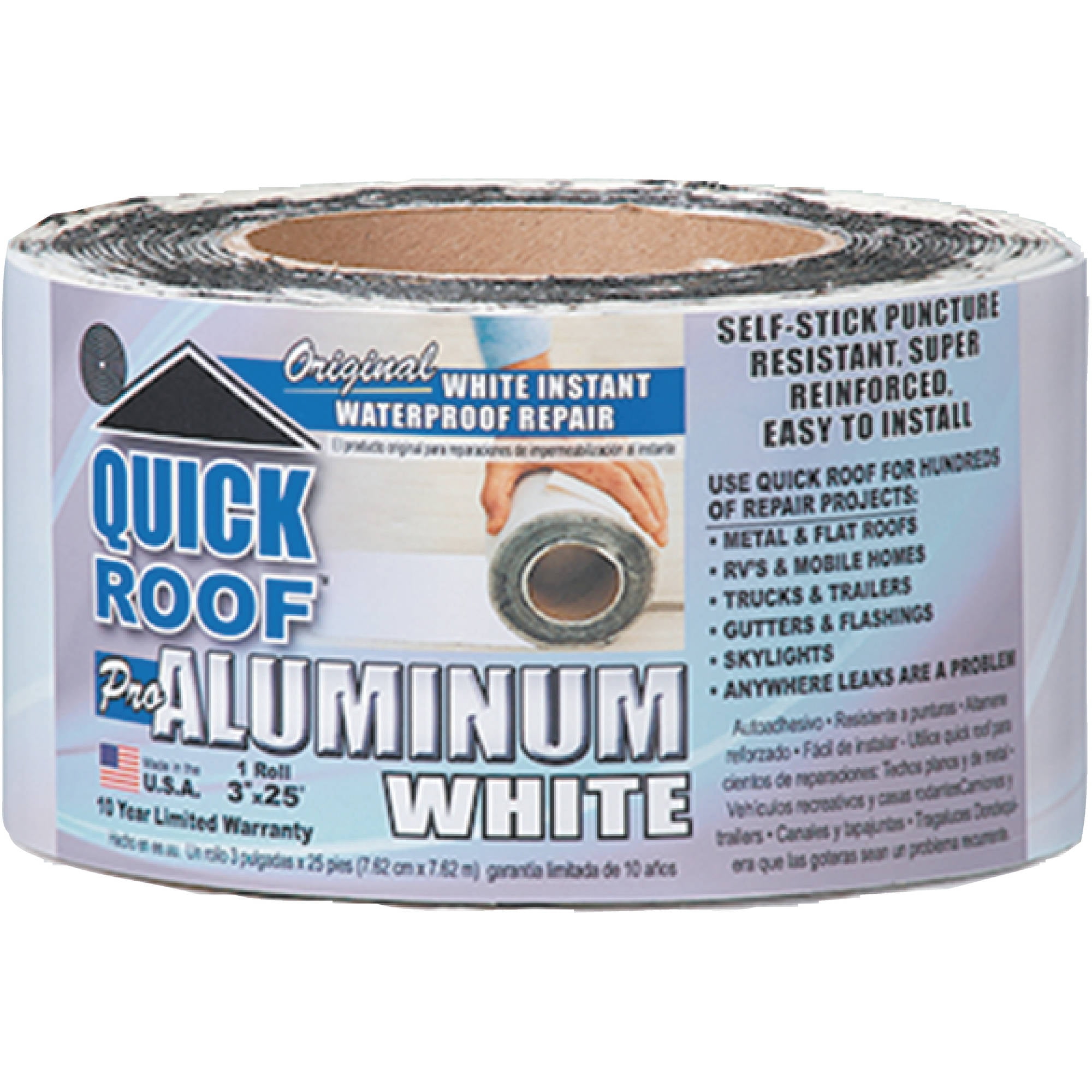 Quick Roof Aluminum White - Walmart.com