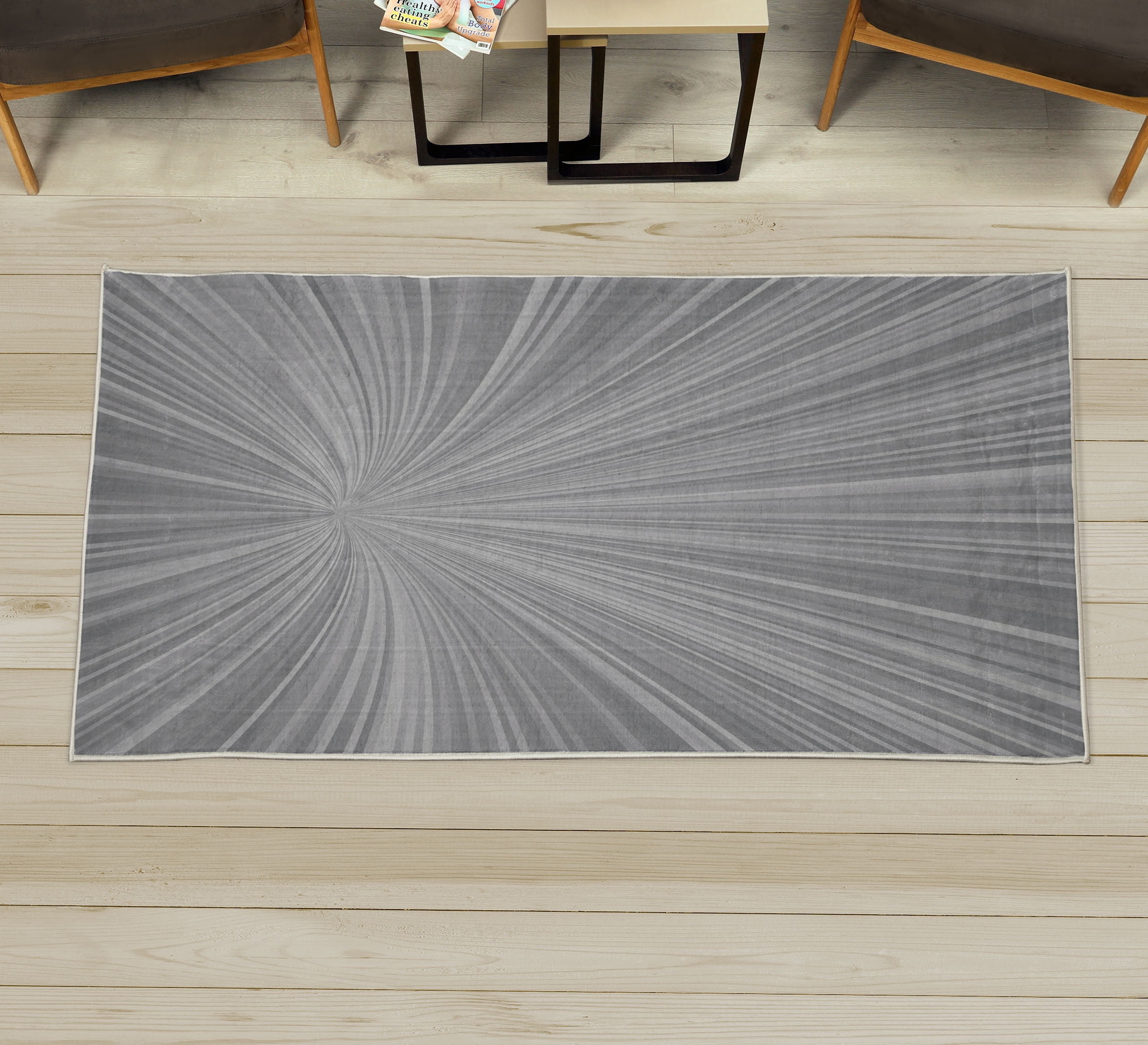 Abstract Art Decorative Rug, Vortex Design with Fireworks Celebration ...