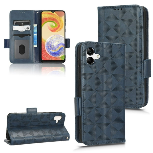 Samsung Galaxy A04 Case , Leather Wallet Cover Magnetic Full Body ...