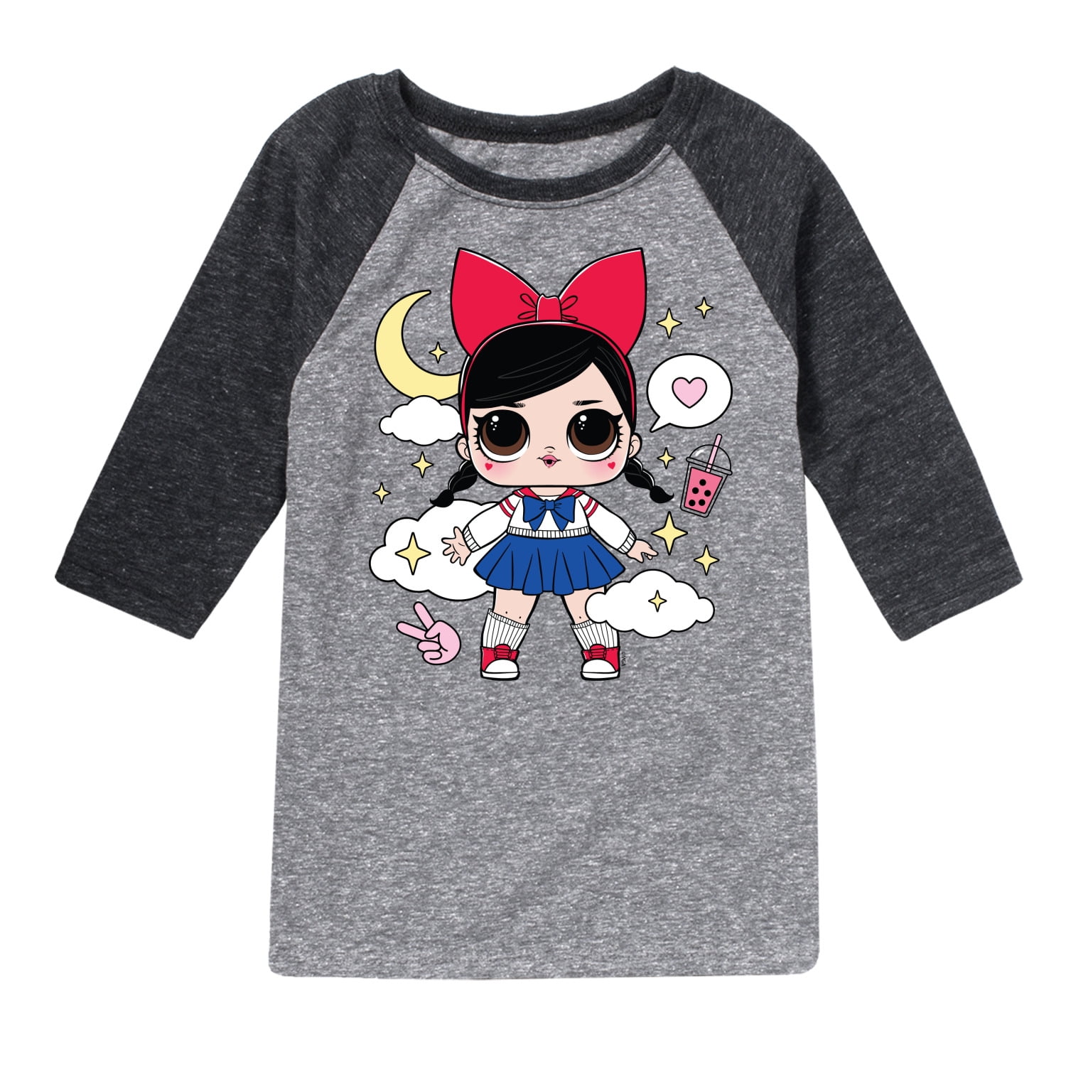 LOL Surprise! - Fanime Kawaii - Toddler And Youth Raglan Graphic T ...