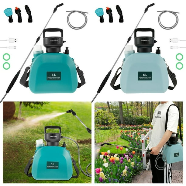 AMERTEER Electric Plant Sprayer 5L/1.35 Gallons Rechargeable Plant ...