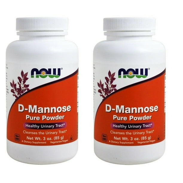 Now Foods - D-Mannose Pure Powder, 3 oz (85 g) - 2 Packs - Walmart.com ...