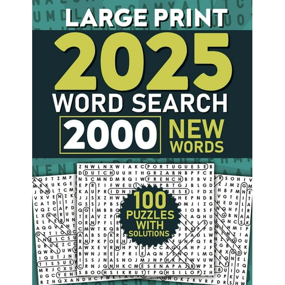 Large Print Word Find Puzzle Books for Adults: Fun Word Search and Word ...