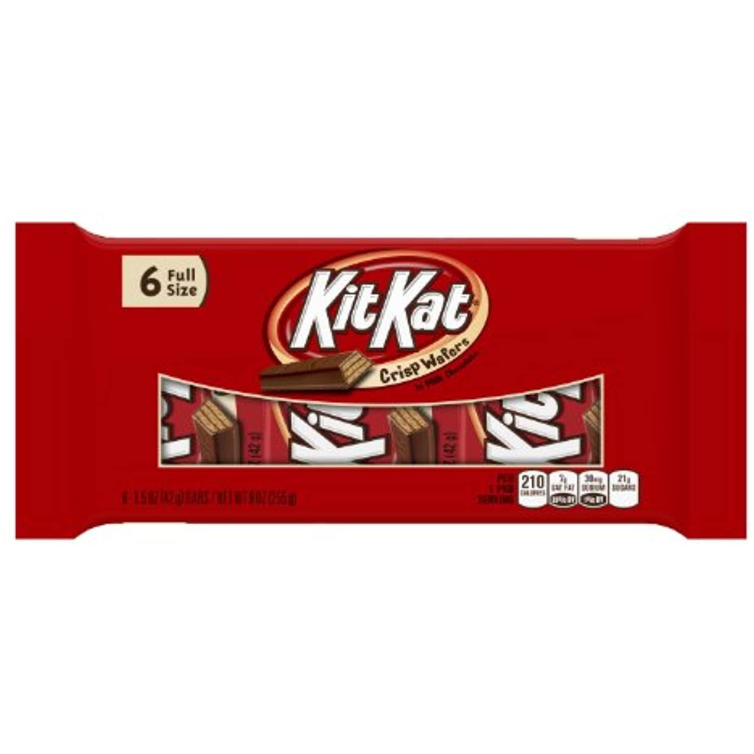 Kit Kat Chocolate Candy Bars, 6 Bars (Pack Of 4) - Walmart.com