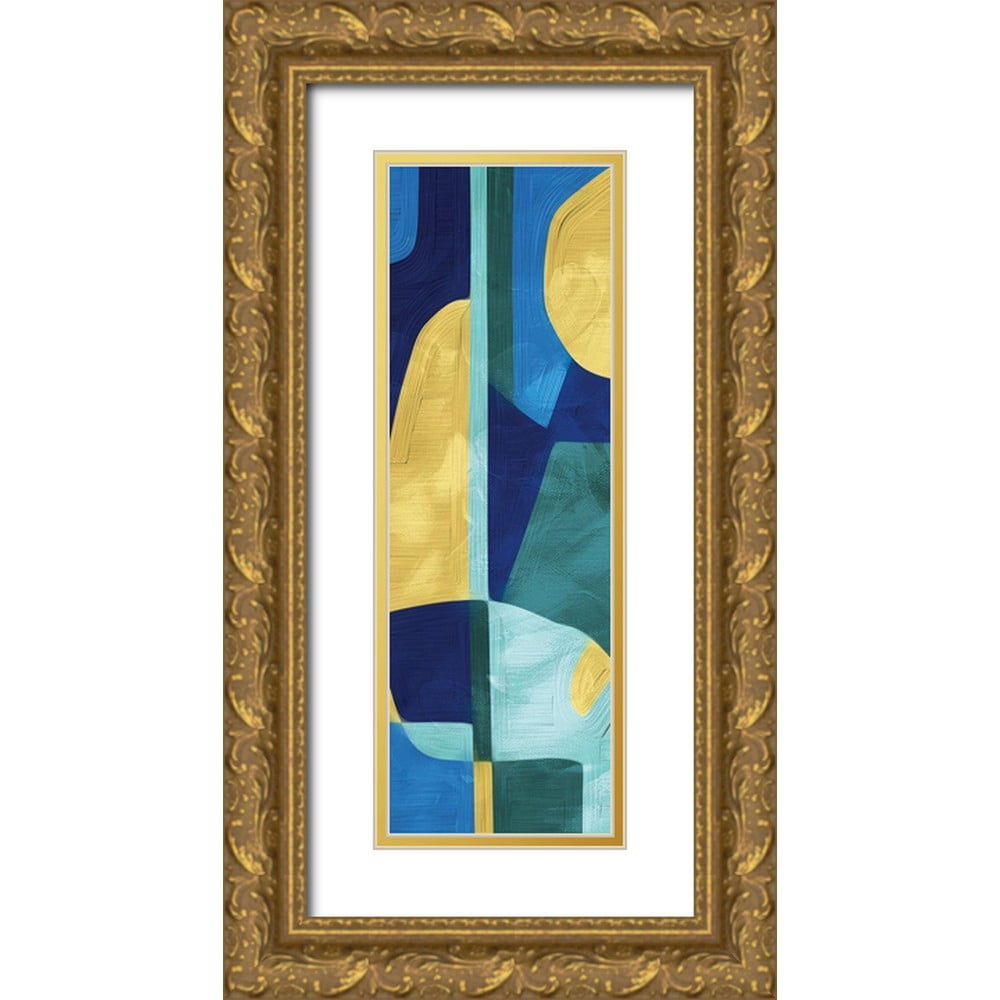 Villa, Milli 9x18 Gold Ornate Wood Framed with Double Matting Museum ...