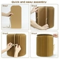 13.8 in Brown Paper Folding Stool with Cushion, Honeycomb Furniture ...