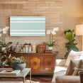 Aqua White TV Dust Cover 24 Inch, Stripe Computer Monitor Cover ...