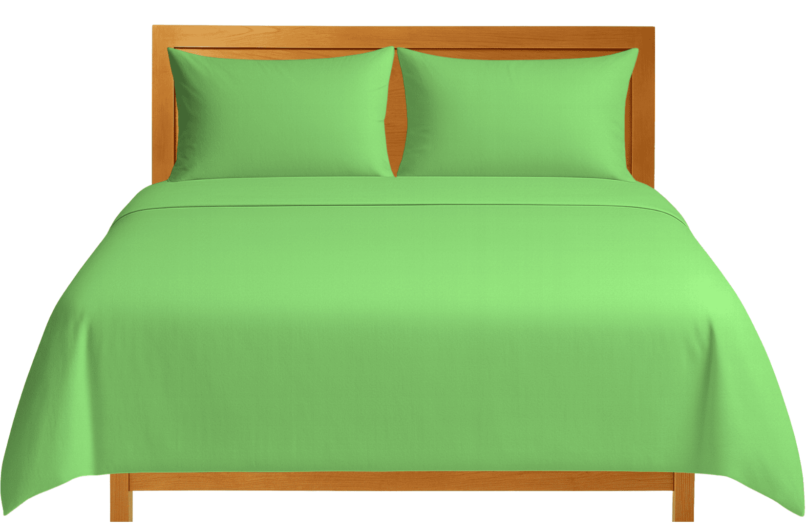 Sábanas Matrimoniales Lisas We2 Dream 100% Algodón Color Verde Lima 4 ...