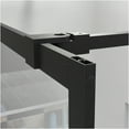 JERFIT 46x72 Inch Frameless Walk-In Shower Screen Panel, Tempered Glass ...