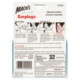 Mack's Ultra-Soft Foam Earplugs, Tan, 10 Pair - Walmart.com