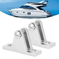BIMZUC 2pcs Marine Hinge Mount Bimini Top Mountain Shape Pedal Hinge ...