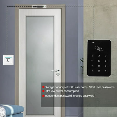 Access Control, Touch Keypad Aluminum Door Lock Control, Public ...