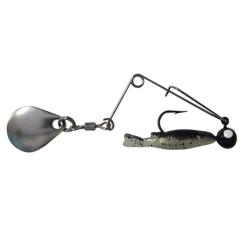 Creme Lure Spinner 1" Minnow Shad with Spinner, Pearl Black - Walmart.com