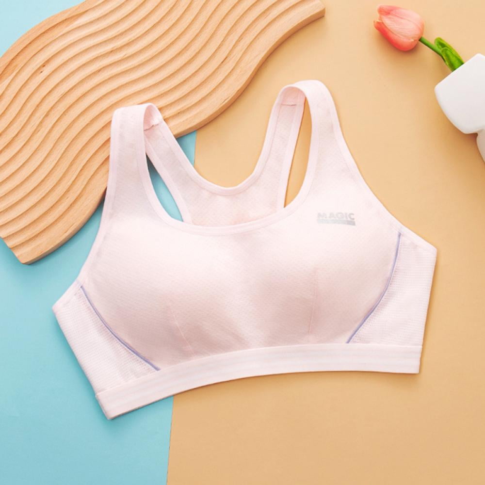 BESLY Girls Cotton Training Bras Teens Sports Bras for Kids - Walmart.com