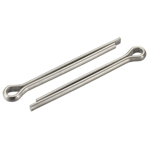 Uxcell Split Cotter Pins, 10mm x 100mm 304 Stainless Steel Clip ...