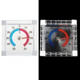 Square Plastic Window Indoor Outdoor Digital Thermometer Temperature ...