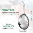 2 Pack Julep Strainers Stainless Steel Strainer Cocktail Spoon for ...