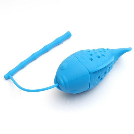 Kawaii Cute Fish Shape Tea Strainer Silicone Interesting Tea Infuser ...