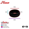 LeLuv® EYRO Donut Style Constriction Ring - Blue, Stainless Steel w ...