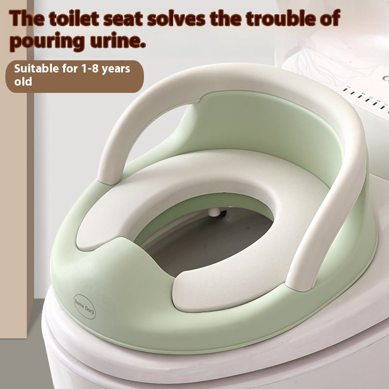Potty Training Toilet Seat for Boys and Girls with Cushion and backrest ...