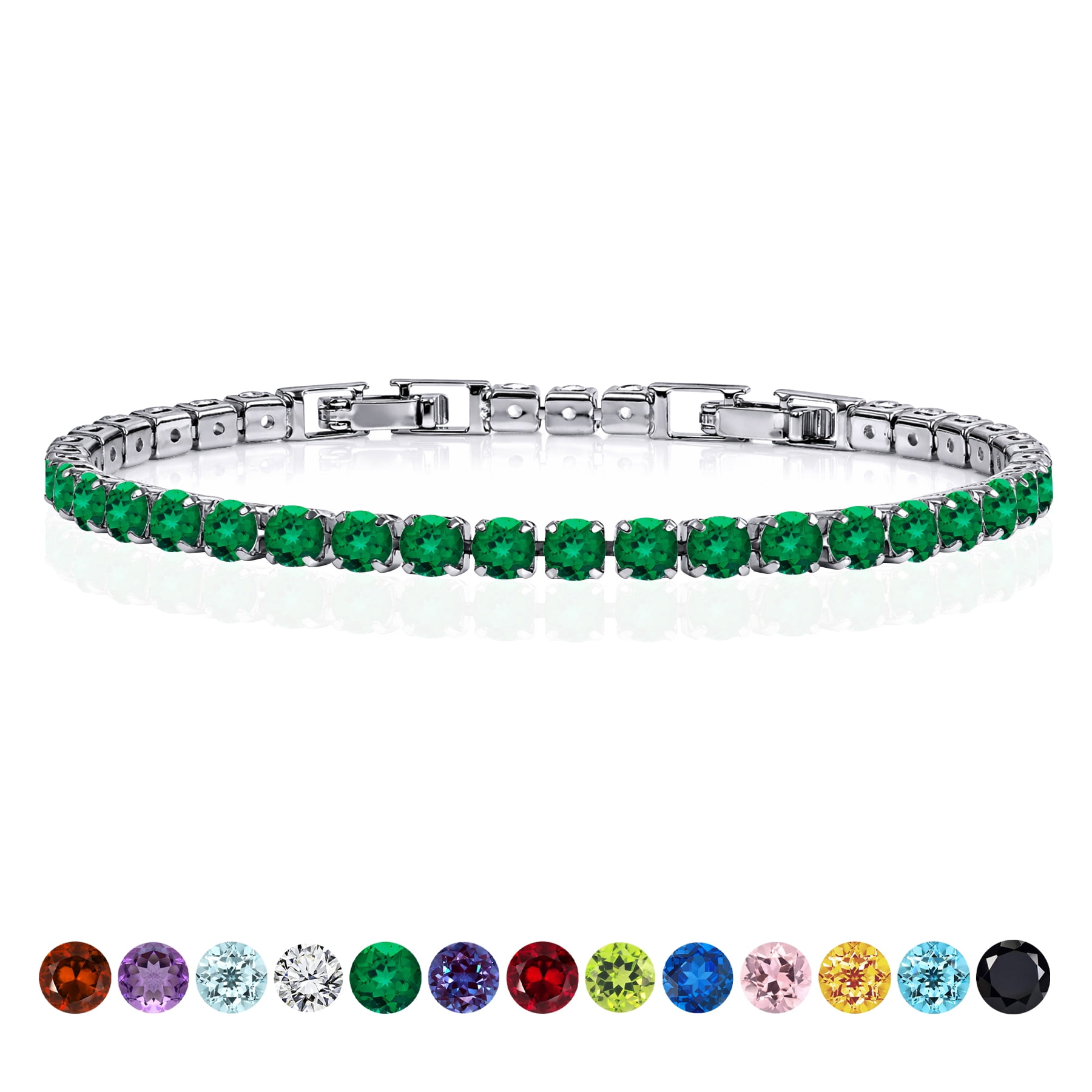 Click here for Jeenmata 11 Tcw Round Cut May - Emerald - Birthsto... prices