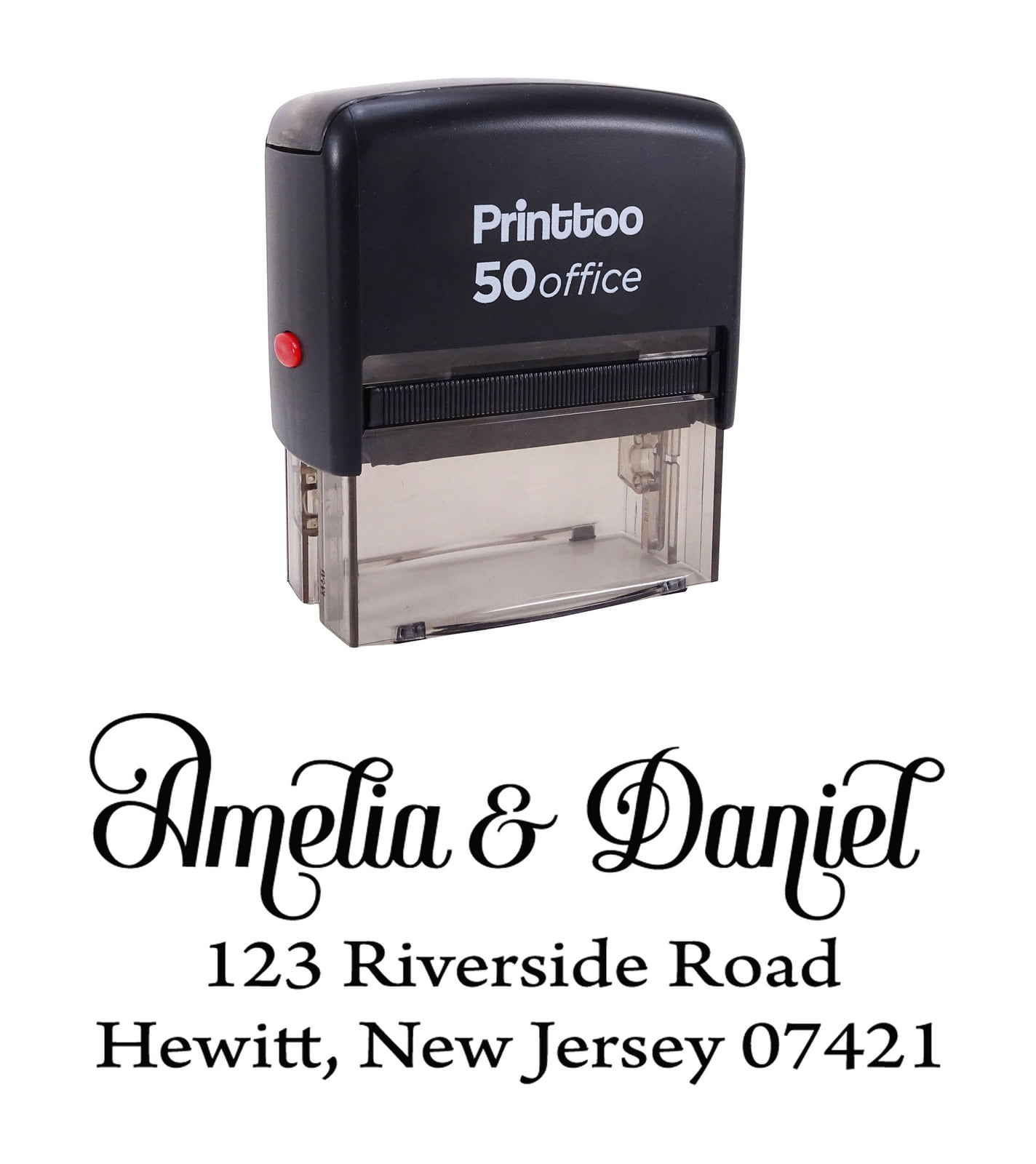 Printtoo POSTED Self Inking Rubber Stamp Office Stationary Stamp-Red ...