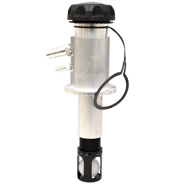 Tracker Boat Fuel Filler Tube 165902 | 12 Inch Aluminum - Walmart.com