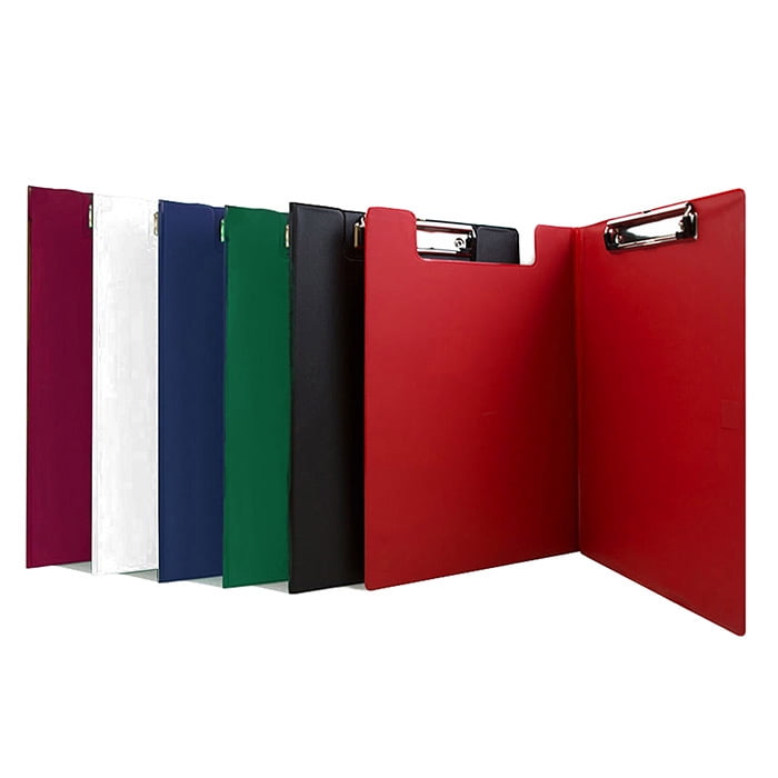 BAZIC A4 Size PVC Clip Folder w/ Low Profile Clip Pack oF - 24 ...