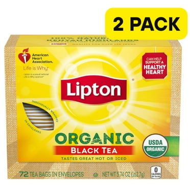 Lipton Black Tea Bags (Pack of 48) - Walmart.com