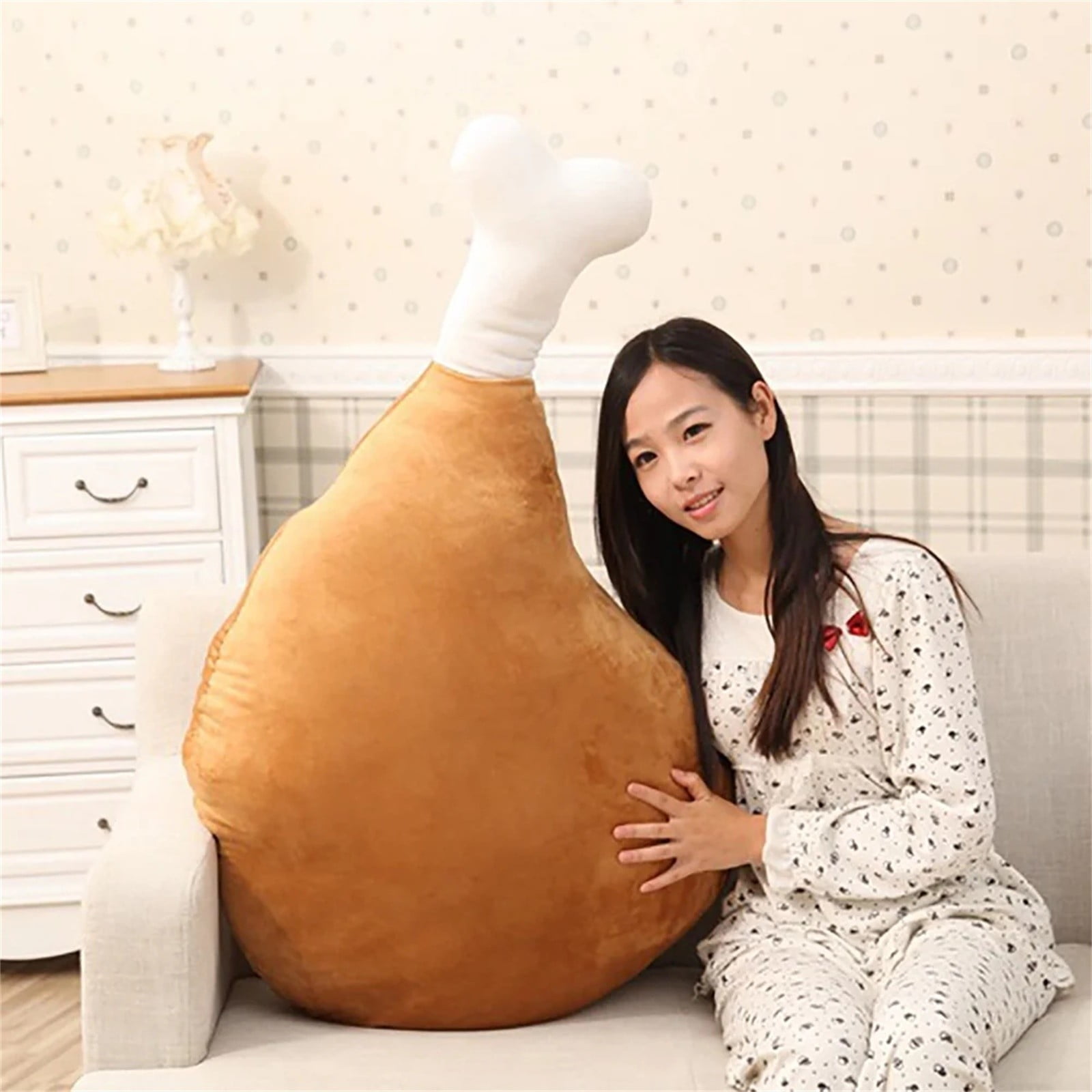 Click here for Wheang Chicken Leg Pillow Huggable Turkey Chicken... prices