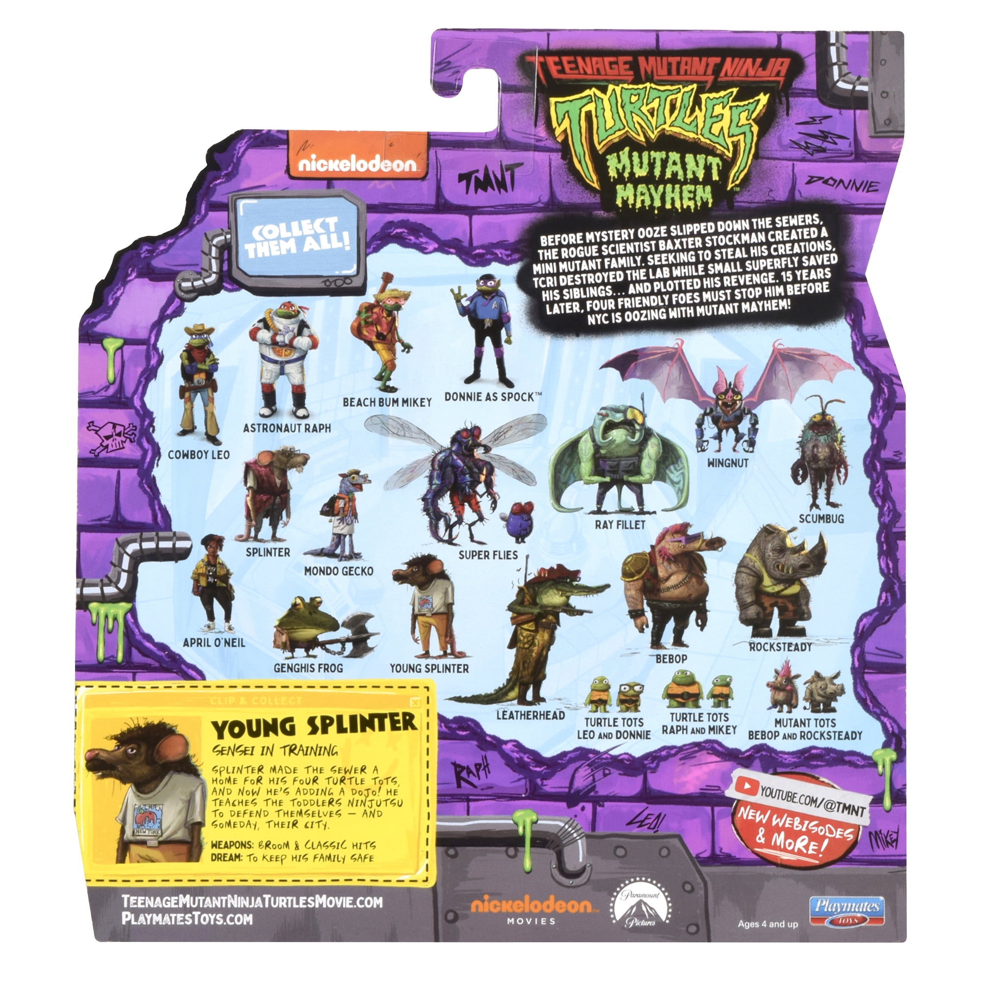 Teenage Mutant Ninja Turtles 2024 Splinter Toy